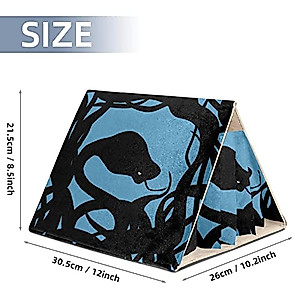 Y-DSIWX Guinea Pig House Bed, Rabbit Large Hideout, Small Animals Nest Hamster Cage Habitats Snake