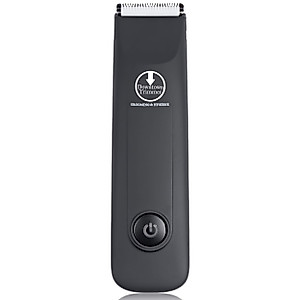 Downtown Trimmer, Electric Groin Hair Trimmer & Body Trimmer for Men, Replaceable Ceramic Blade Heads, Rechargeable, Waterproof, Elite Male Hygiene Machine