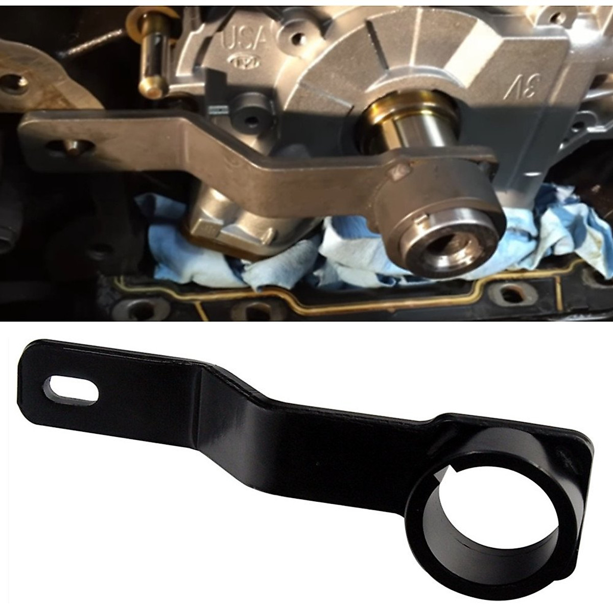 iFJF Crankshaft Positioning Tool Crankshaft Wrench Holder Compatible with 1993 Newer 4.2L/4.6L 2-Valve 4.6L 4-Valve 5.4L/6.8L V8 Engines Similar to Rotunda 303-448 T93P-6303-A 6024 525219