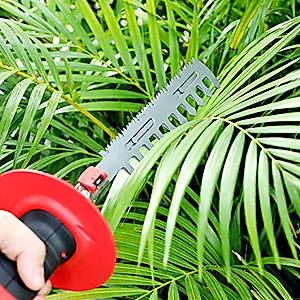 Hedge Trimmers 2-in-1 22inch 1400RPM Light Weight 3/5” Cutting Capacity with 2.0Ah Battery and Charger Cordless Hedge Trimmers