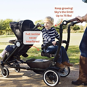 Austlen Entourage 2.0 Sit and Stand Stroller in Navy (Also Available in Black)