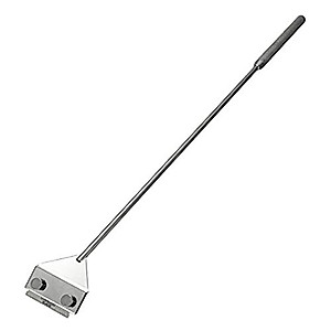 MiguCo Stainless Steel Algae Scraper Cleaner with 10 Blades for Aquarium Fish Plant Glass Tank