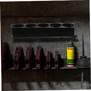 Outanaya 1 Set Floating Tool Shelf Tools Multifunctional Storage -mounted Storage Rack Metal Tool Storage Rack Home Tool Storage Holder Electric Drill Storage Shelf Black