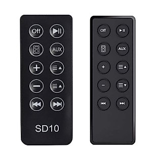 New Replaced Remote Control Compatible with Bose SoundDock 10 AM316536 AM314136 Sounddock Series 2 3 II III Bluetooth Digital Music System Controller with Battery