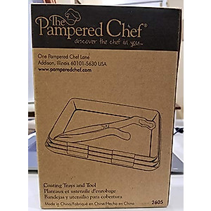 The Pampered Chef Coating Trays and Tool