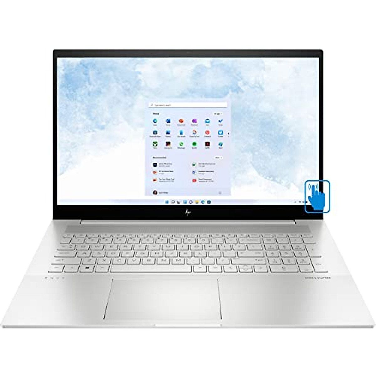 HP Envy 17t-cr00 Home & Business Laptop (Intel i7-1260P 12-Core, 32GB RAM, 1TB PCIe SSD, Intel Iris Xe, 17.3" 60Hz Touch Full HD (1920x1080), WiFi, Bluetooth, Backlit KB, Win 11 Pro) with Hub