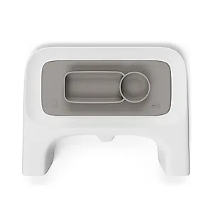 ezpz by Stokke Placemat for Clikk Tray, Grey - Perfectly Fits Stokke Clikk High Chair Tray - Helps Prevent Messy Mealtimes - Durable, Convenient, Dishwasher & Microwave Safe - 100% Silicone