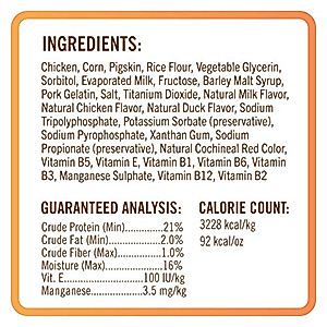 NutriChomps Dog Chews, 5-inch Kabobs, Easy to Digest, Rawhide-Free Dog Treats, 6 Count, Real Chicken and Duck flavor