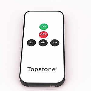 Topstone LED Tea Light,Flickering Flameless Candle with Remote Control,Long Lasting Battery Operated LED Tealights Candle with Timer,for Seasonal &Festival Celebration,Pack of 12(Warm White)