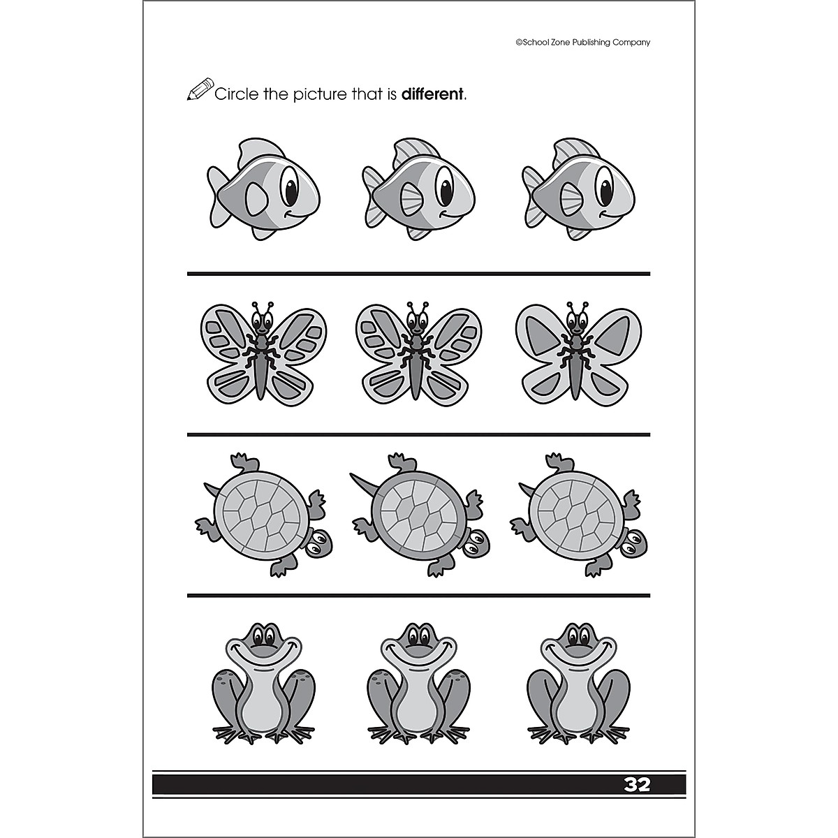 School Zone - Get Ready for Preschool Workbook - Ages 3 to 6, Letters, Numbers, Colors, Counting, Rhyming, Patterns, Matching, and More (School Zone Little Get Ready!™ Book Series)