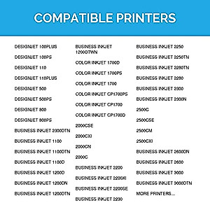 LD Products Remanufactured Ink Cartridge Replacement for HP 10 C4844A High Yield (Black, 3-Pack)