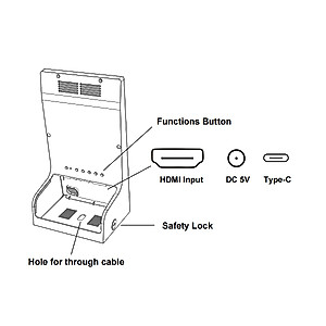 cametv Came-TV 10.1 inch Digital Advertising LCD Monitor 1280x800 Resolution for Raspberry Pi,PC,POS,Retail,Restaurant,Bar,Coffee Store