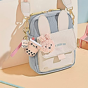 Cute Airpods Pro Case Cover with Keychain,Girly Pink Boba Milk Tea Silicone Protective Shockproof Compatible with AirPods Pro Charging Case for Girls