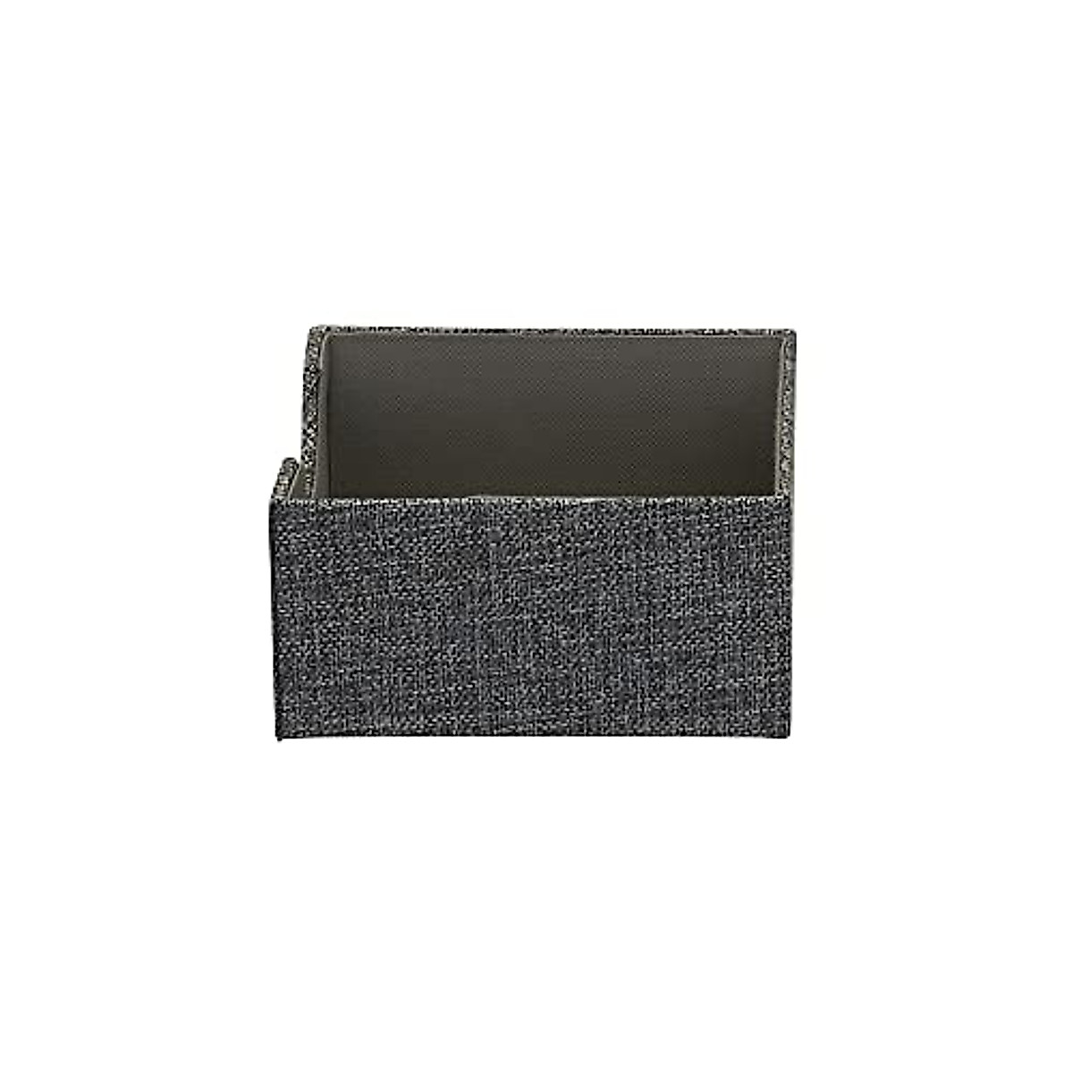 Household Essentials Graphite Small Square Organizer Boxes for Storage | 2pc Set