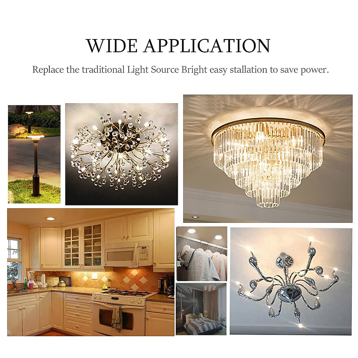 Lamsky G4 LED Bulb, 2W, 20W Halogen Replacement, 3000K Warm White, 10-Pack, Dimmable, Dustproof, Shockproof