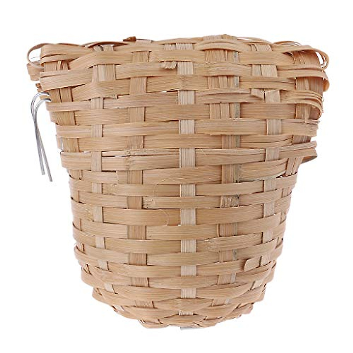 Youngy Natural Bamboo Bird House Hand Made Finch Hideout Cage Toy Outdoor Hut Shelter