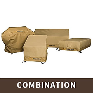 Outdoor Patio Furniture Grill Cover 58 Inch, 58" Wx24 Dx48 H, Golden Horn