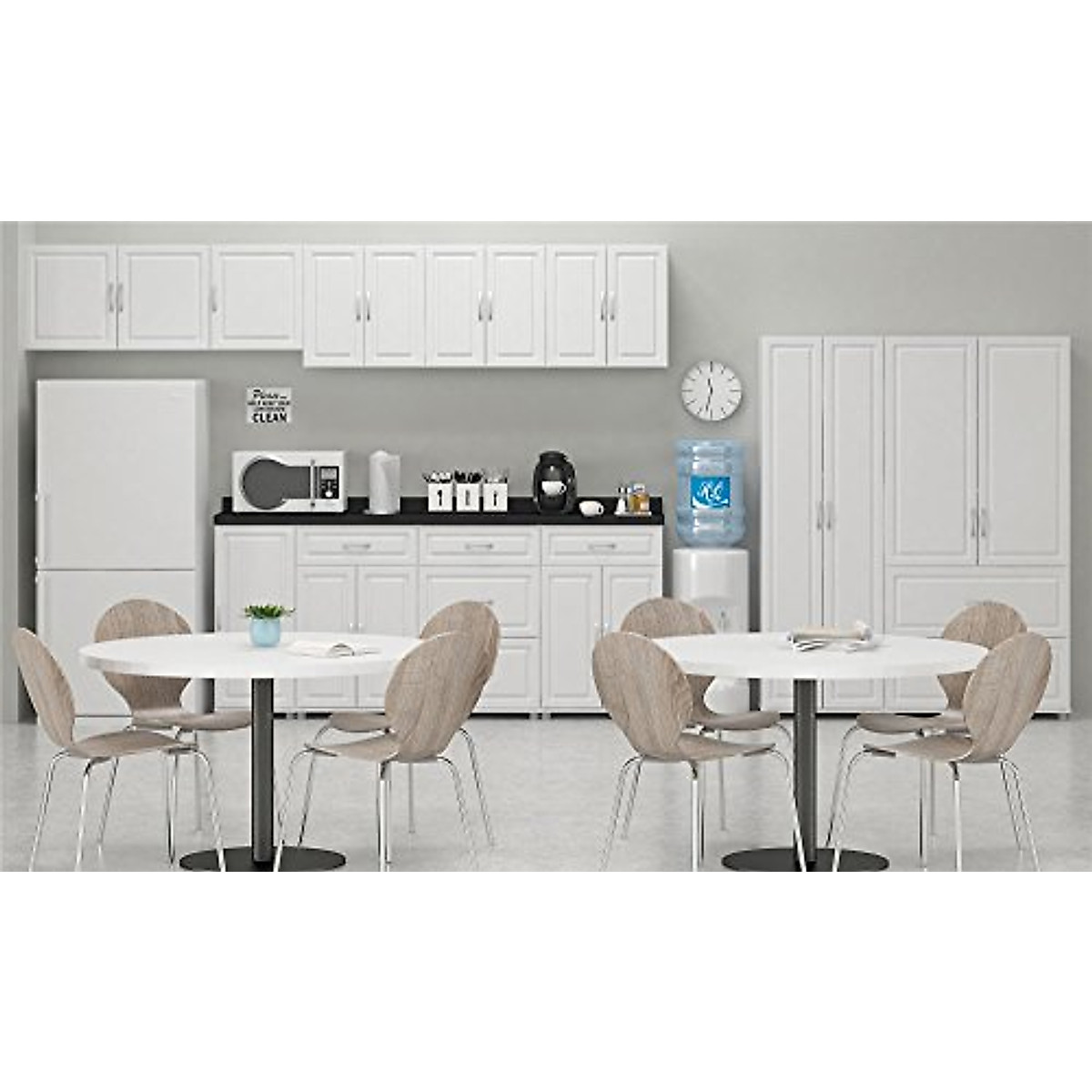 SystemBuild Kendall 16" Utility Storage Cabinet - White