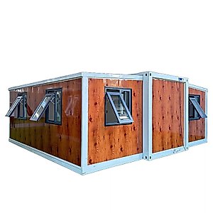 Customizable Foldable Tiny Home - Affordable Luxury Prefab Villa, Modular Shipping Container House, Insulated Portable Expandable Living Space