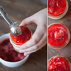 Accguan Mini Mason Glass Canning Jars,4 OZ Jelly Jars With Regular Lids（Silver,Ideal for Honey,Jam,Wedding Favors,Shower Favors,Small Pice Jars 40 PACK