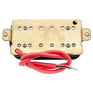 Musiclily Basic 52mm Ceramic Humbucker Double Coil Bridge Pickup for Electric Guitar, Black