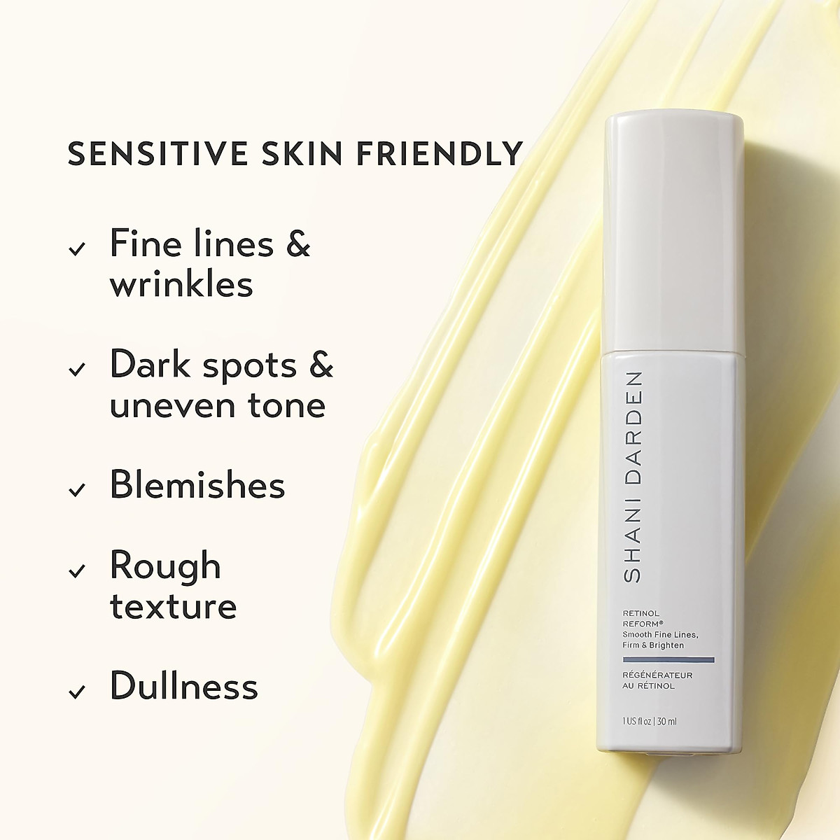 SHANI DARDEN SKINCARE Retinol Reform Anti-Aging Serum, Resurfacing Retinol Serum for Face and Neck, Helps with Fine Lines and Wrinkles, 1.01 fl oz