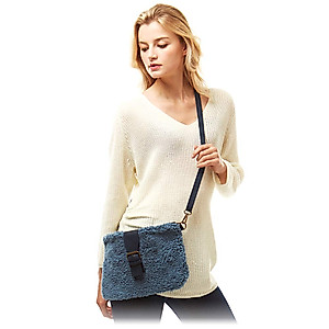 Me Plus Women Fashion Snakeskin Pattern Small Round Cellphone Crossbody Purse Shoulder Bag Belt Bag Adjustable Strap (Snake Skin - Neon Yellow)