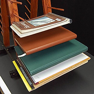 Creative Mark Art Drying Rack for Artist Painting Panels, Paper & Prints, Ladder Style Artwork Organizer, Mahogany Finish