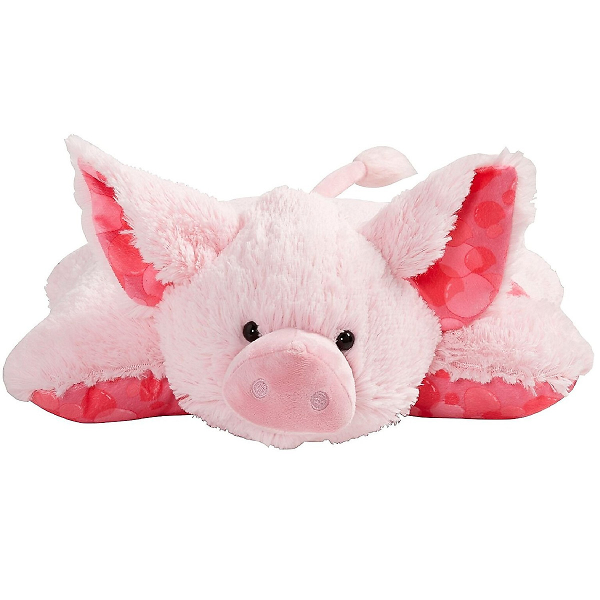 Pillow Pets Sweet Scented Bubble Gum Piggy, Stuffed Animal Pig Plush Toy, Pink