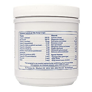 Rx Vitamins Essentials for Dogs - Vitamin & Mineral Multivitamin - Supports Immune System Digestive Health & Bone Health - Powder 8 oz/226.80g