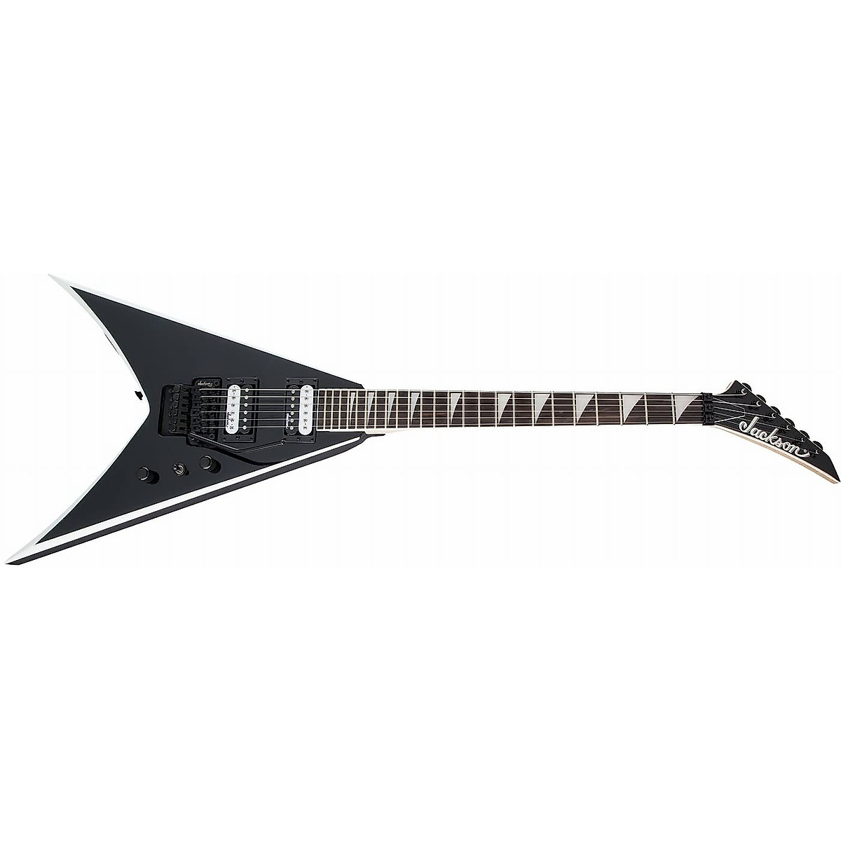 Jackson JS Series King V JS32 - Black with White Bevels
