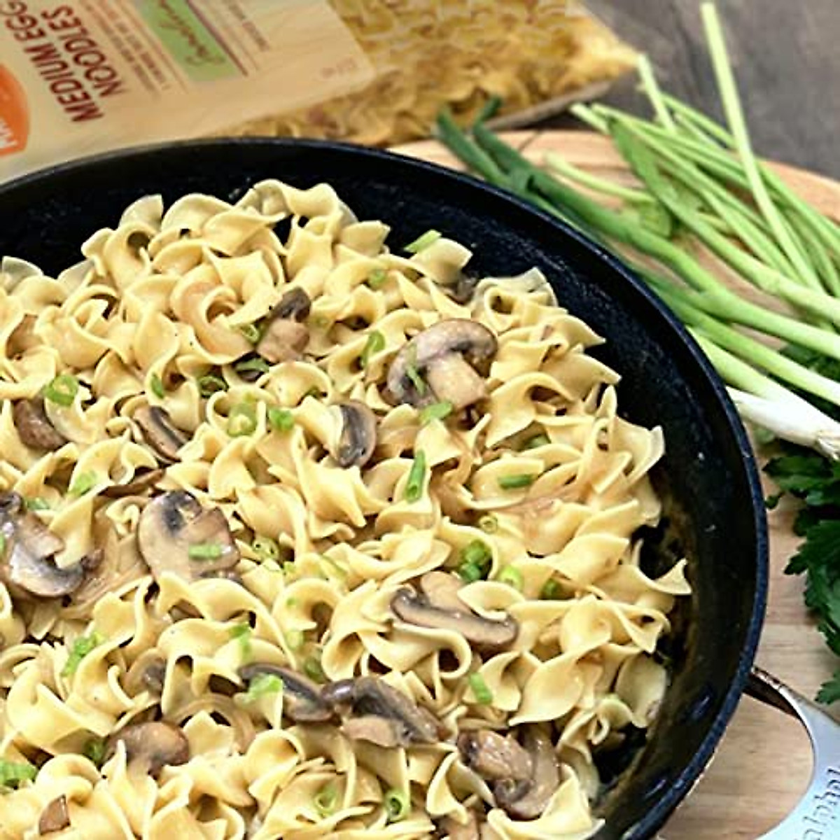 Manischewitz Homestyle Medium Egg Noodles 12oz (3 Pack) | Homestyle Pasta Taste & Texture, Premium Enriched, Low Sodium, No Preservatives, Kosher