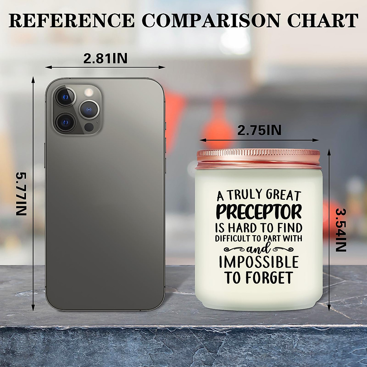 Maybeone Preceptor Gifts Nursing - A Truly Great Preceptor is Hard to Find - Lavender Scented Candle Gifts for Preceptors - Nurse Preceptor Gifts - Thank You Gifts for Preceptor