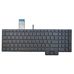 laptoppartshub Replacement Blue Backlit Keyboard for Ideapad Gaming 3-15ARH05 3-15IMH05 Laptop