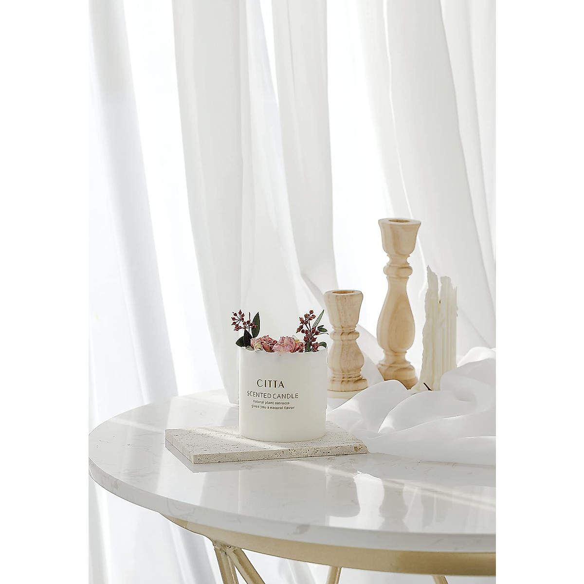 TANSHINE Scented Candle, Soy Wax Candles Aromatherapy Candles for Home Decoration, Scented Candles Gift for Mother Women Friends and Coworkers