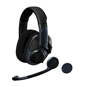EPOS H6Pro - Open Acoustic Gaming Headset with Mic - Lightweight Headband - Comfortable & Durable Design, Gaming Accessories (Black) (Renewed)