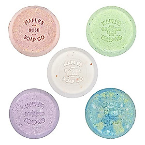 Naples Soap Company Shower Bomb Aromatherapy Variety Box, Steamer Tablets Create a Spa-Like Experience at Home with Scents, Set of 5 Shower Bombs