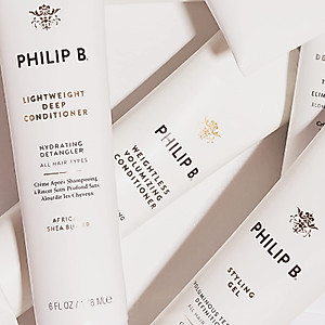 PHILIP B Light-Weight Deep Conditioner 6 oz. (178 ml) | Hair Moisturizer Detangler, Adds Shine and Smoothness to Hair, All Hair Types