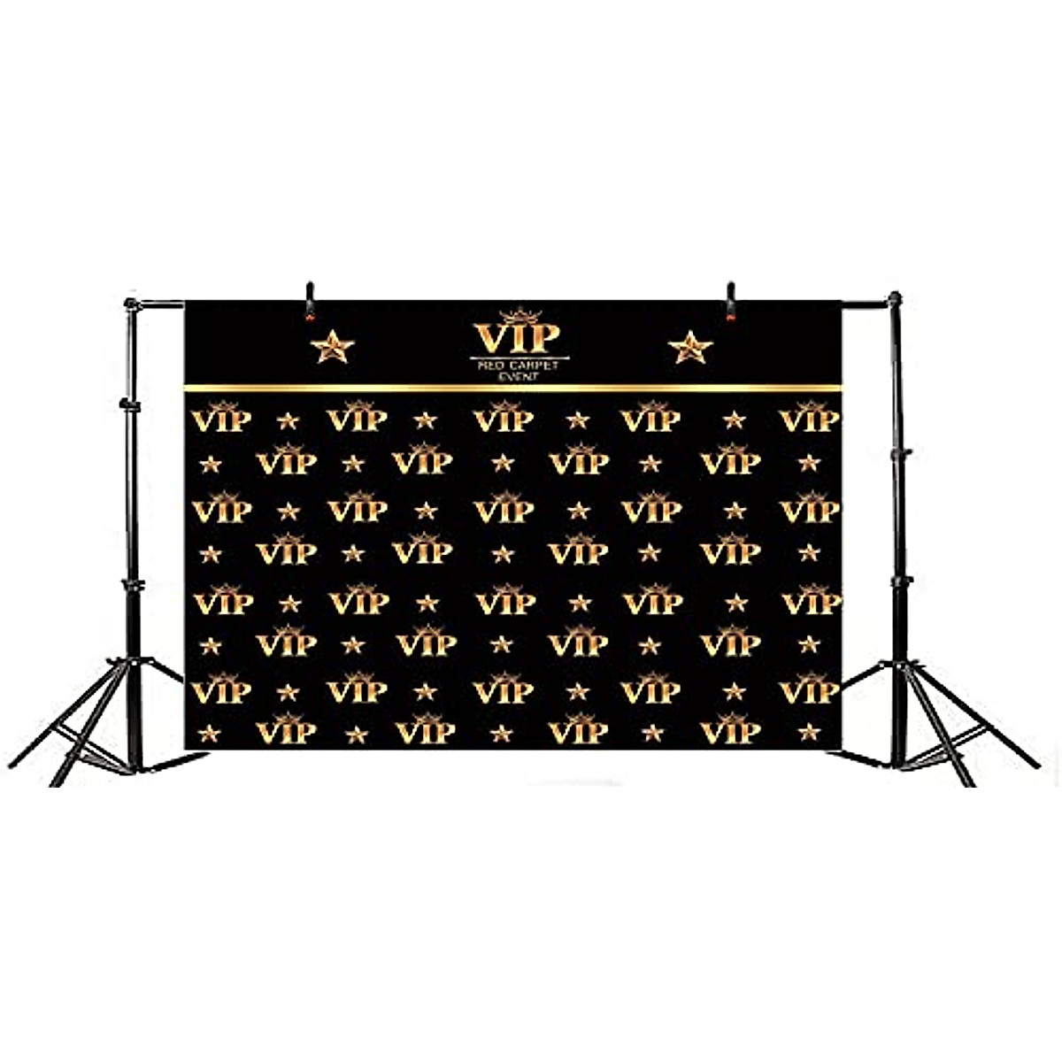 AOFOTO 8x6ft VIP Red Carpet Event Backdrop Star Catwalks Stage Photography Background Cine Film Show Booth Celebrity Activity Premiere Award Movie Ceremony Photo Studio Props Party Banner Wallpaper
