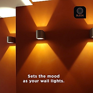 SLEEKLIGHTING 23 Watt T2 Orange Light Spiral CFL Light Bulb, UL Approved-, E26 Medium Base-Energy Saver (Pack of 4)