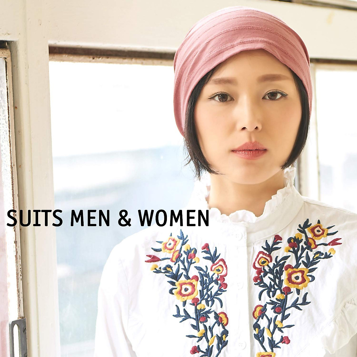 CHARM Womens Light Weight Summer Beanie - Mens Slouchy Beanie Hat Stretchy Slouch Knit Cap 100% Cotton Chemo Hat Black