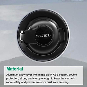Fuel Gas Door Vapor Edition Replacement for Dodge Challenger 2008-2019 Fuel Filler Door Gas Cover Cap Replaces 68250120AA