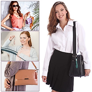 Roowest 50 Pcs Inspirational Gift for Women Silicone Keychain Employee Appreciation Gift Bulk Teacher Coworker(Elegant Color)