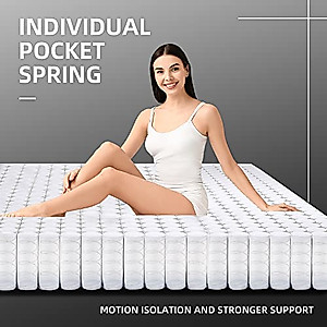 XIZZI Queen Mattress 12 Inch Hybrid Memory Foam Mattress with Pocket Spring for a Peaceful Sleep,Mattress in a Box,Queen 12 Inch Black