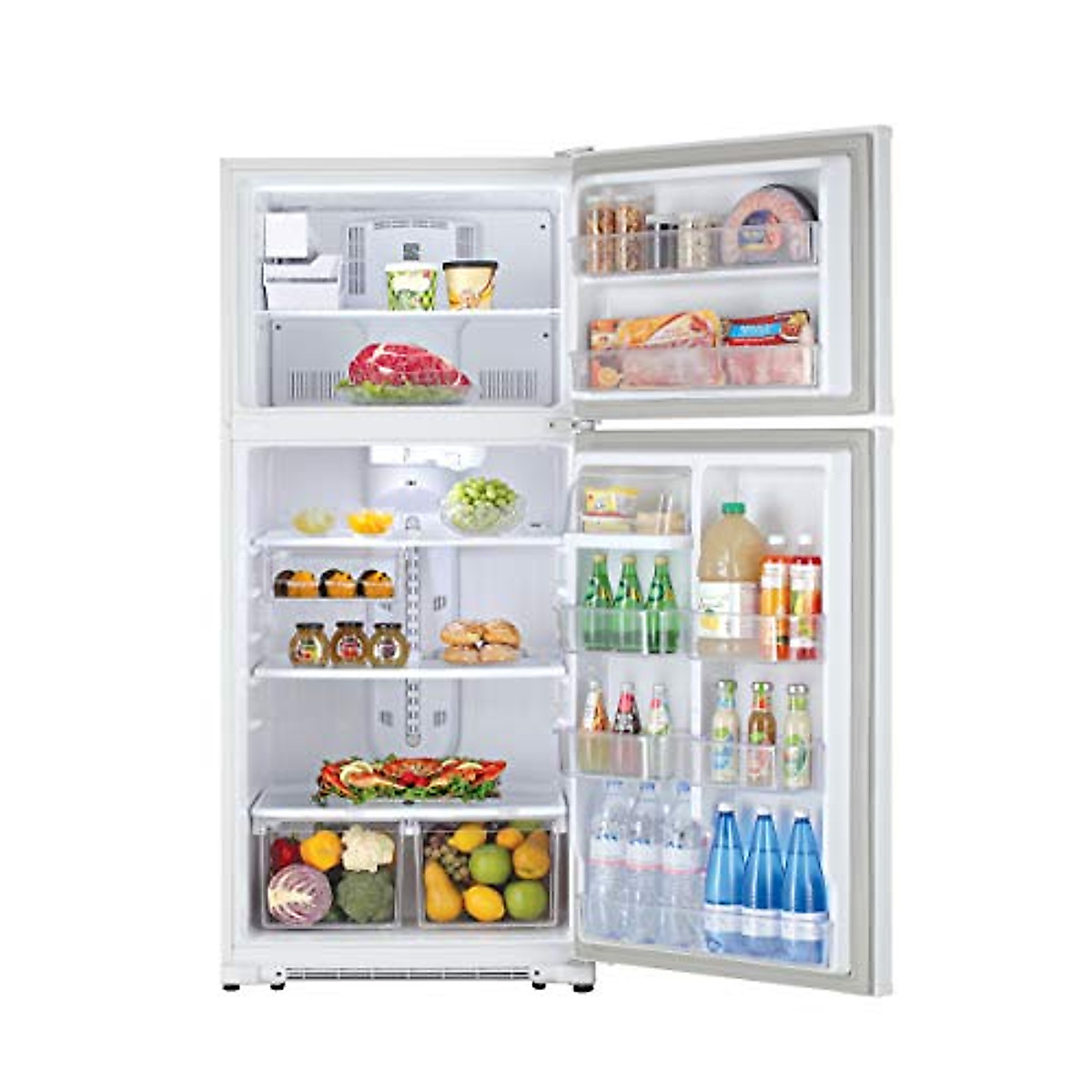 Kenmore 30" Top-Freezer Refrigerator with Ice Maker and 18 Cubic Ft. Total Capacity, White