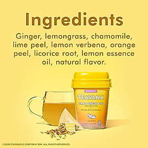 Teavana Jade Citrus Mint Green Tea, Beach Bellini, Lemon Ginger Bliss Herbal Tea Caffeine Free with Recipe eBook - Set of 4 Items (Without Honey Sticks)