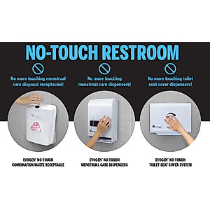 Evogen No-Touch Combination Receptacle (EVNT-CWR), White
