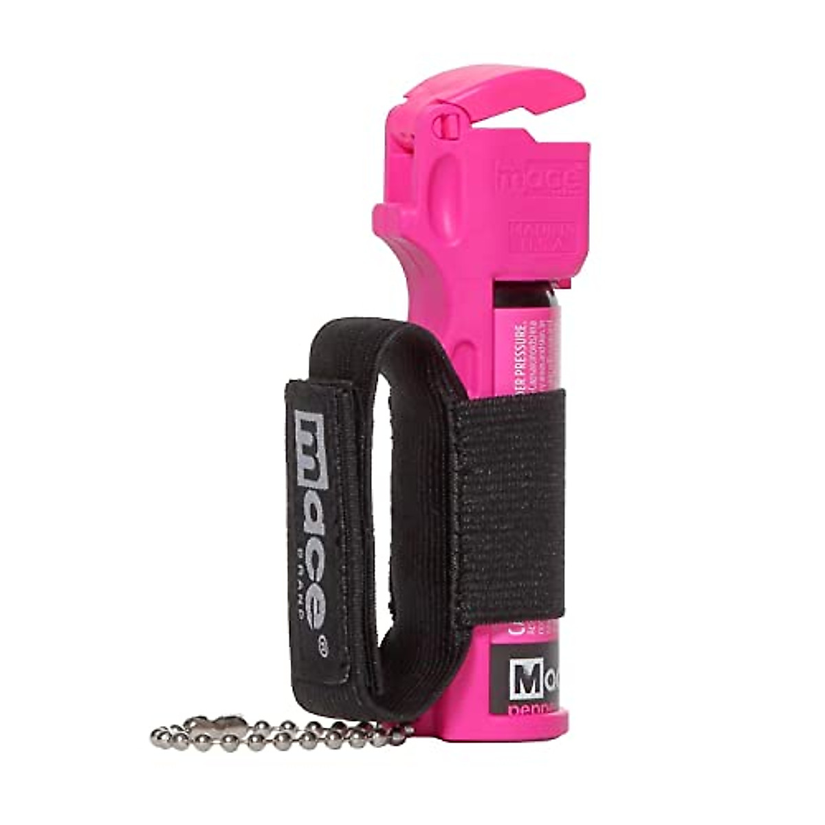 Mace Brand Sport Pepper Spray (Neon Pink), Approx. 4.25" h x 1" w x 1.25" d 18 Grams