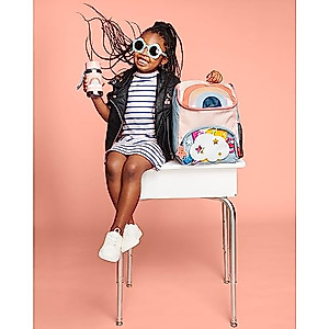 Skip Hop Toddler Sippy Cup with Straw, Sparks Stainless Steel Straw Bottle, Rainbow