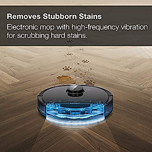 ECOVACS Deebot OZMO Pro Mopping System with Scrubbing Feature for Deebot T8 and T8 AIVI Robot Vacuum Cleaner and Mop, Over 2,000 sqft of Mopping (Add-on Accessory)